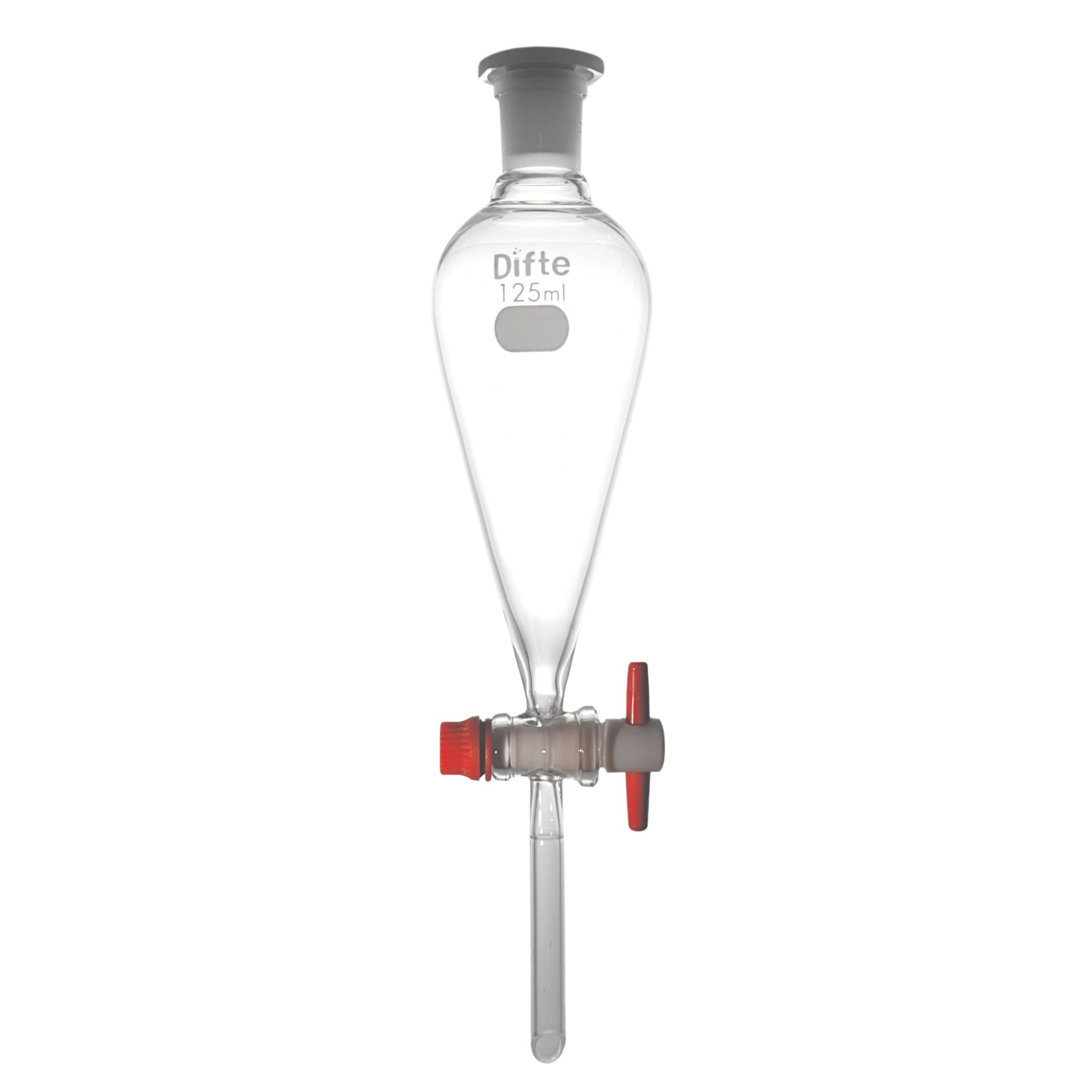 EMBUDO DE SEPARACION CON LLAVE DE TEFLON, DE 125 ML. – COCISA